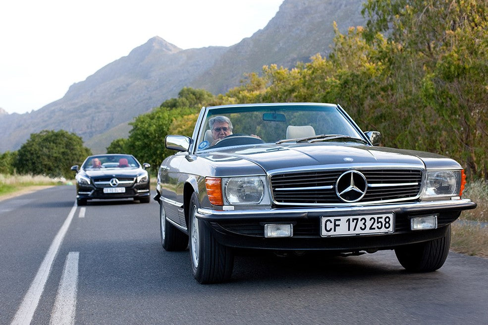 CLASSIC DRIVE: Mercedes-Benz R107 SL & R231 SL – SentiMETAL Shop